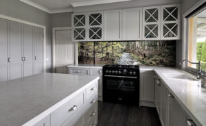 Hamptons inspired design plus incredible photo art splashback - Visual ...